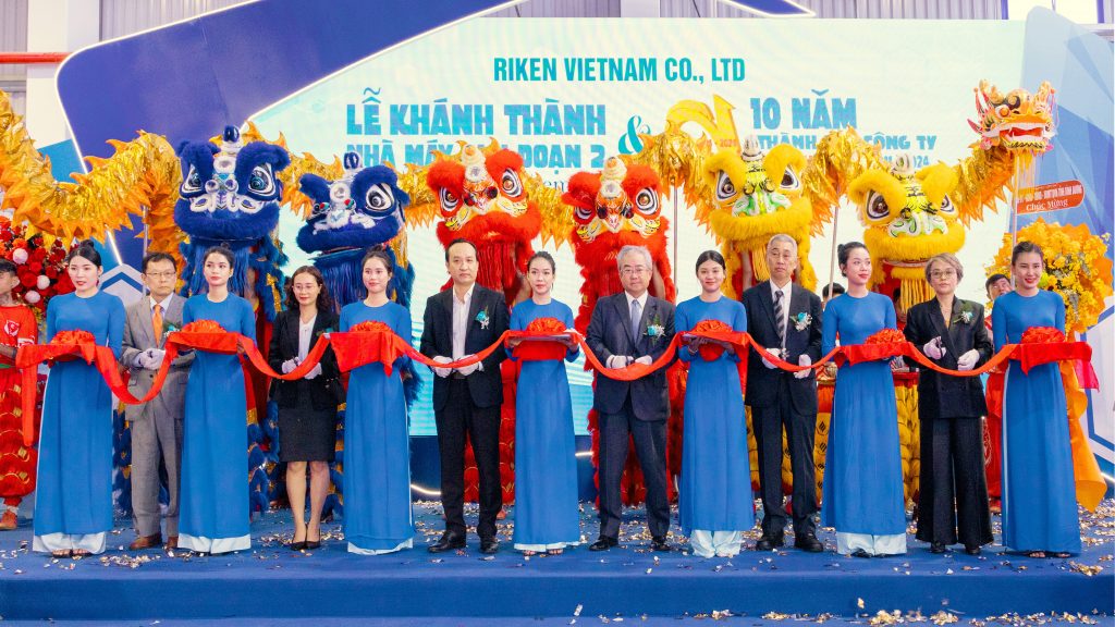 RIKEN VIETNAM CO., LTD. celebrates its 10th anniversary and completes ...